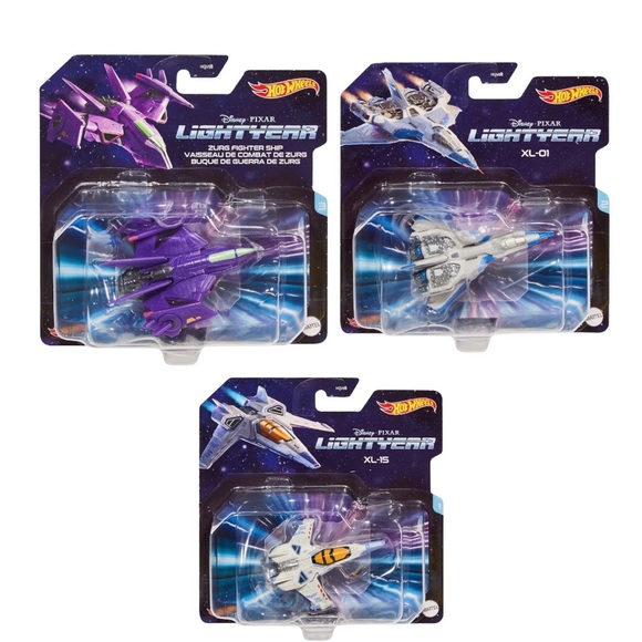 Mattel | Toys | Hot Wheels Disney Pixar Lightyear Set Of 3 Xl5 Xl1 Zurg ...